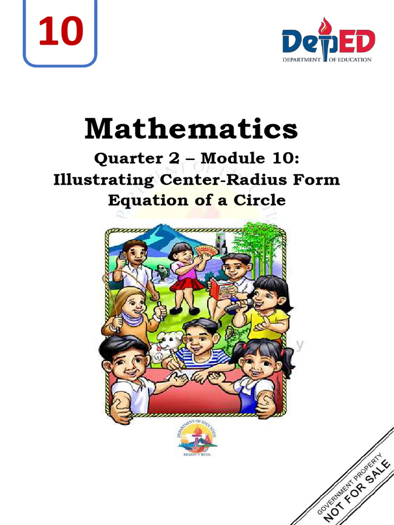 Quarter 2-Module-10-Illustrating-Center-Radius-Form-Equation-of-a ...