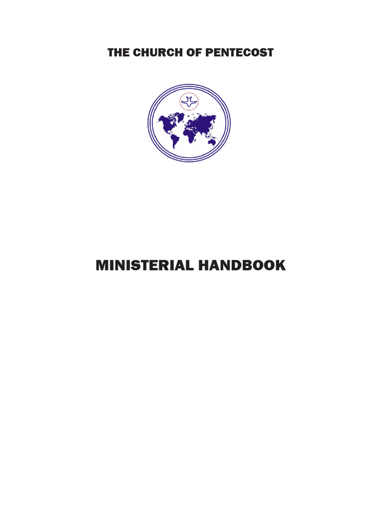 COP Ministers Handbook Corrected-1 | PDF | Pentecostalism | Baptism