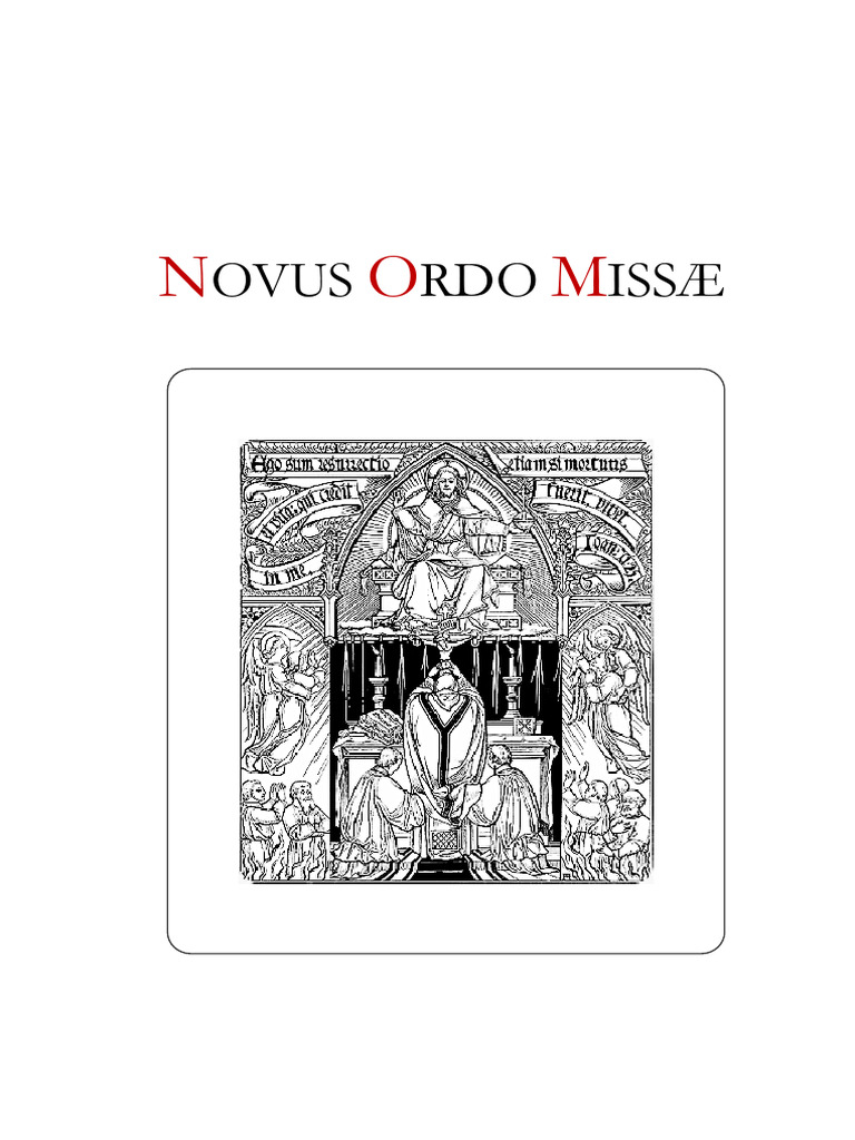Novus Ordo Missae | PDF | Cordero de Dios | eucaristía