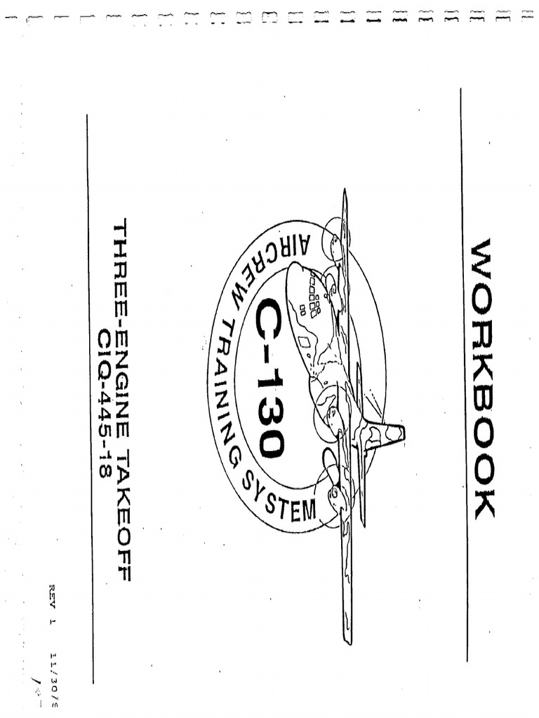 C-130 Three Engine Takeoff | PDF | Takeoff | Motion (Physics)