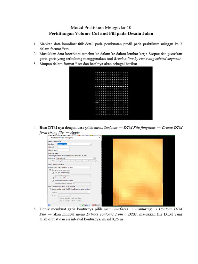 Modul Praktikum Survei Rekayasa M10 | PDF | Metode & Bahan Ajar | Teknologi & Rekayasa