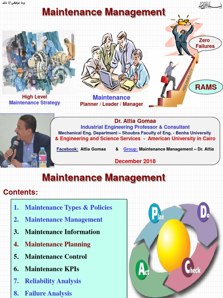 Maintenance Management Best Practices | PDF | Reliability Engineering ...