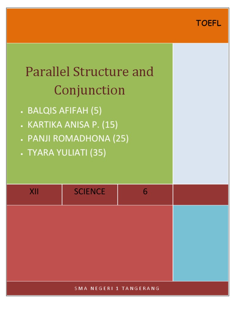 Parallel Structure and Conjunction | PDF