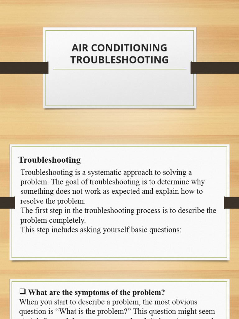 AC Troubleshooting Guide and Solutions | PDF | Air Conditioning ...