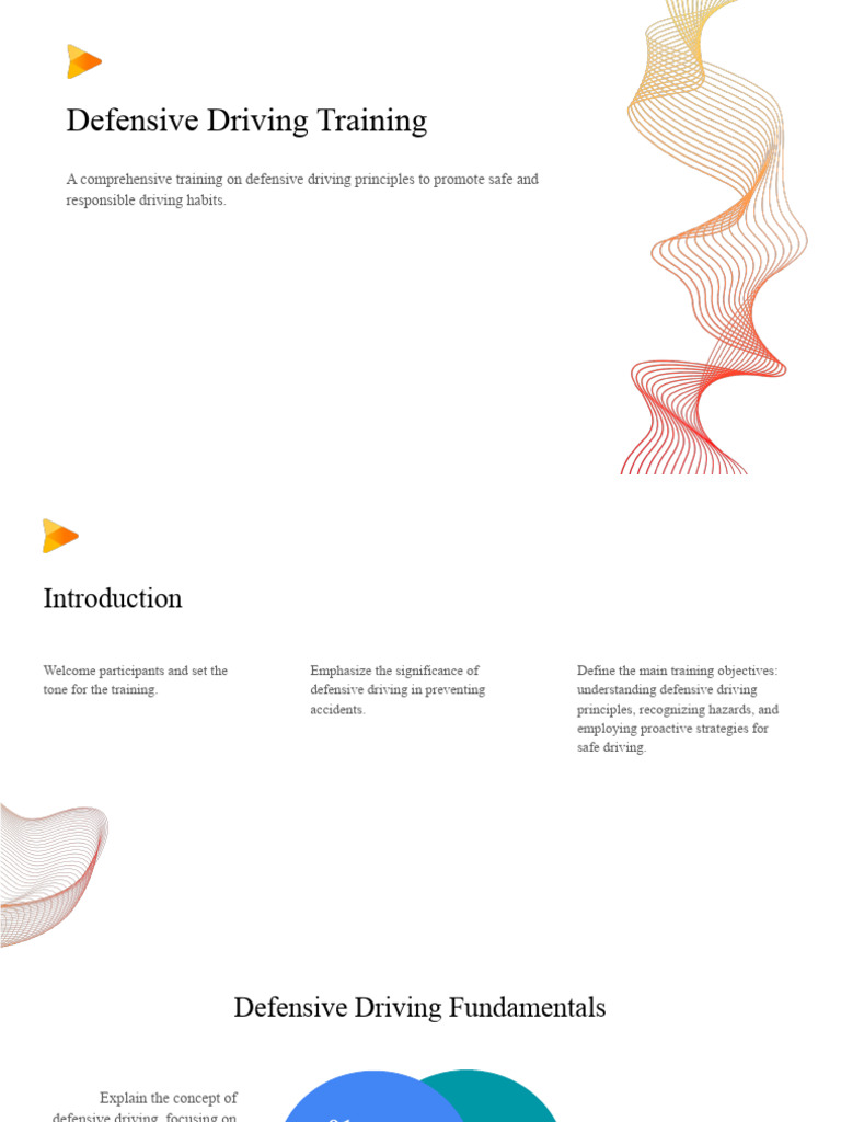 Defensive Driving Training | PDF | Driving | Traffic Collision