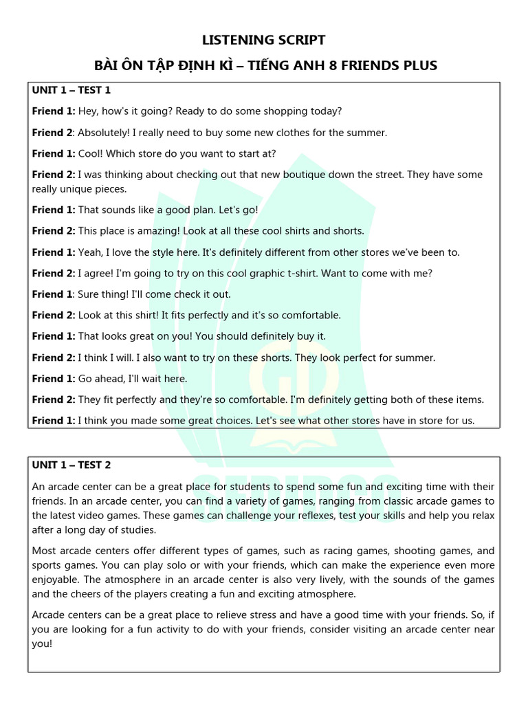 Listening Script | PDF | Computer Hardware | Software