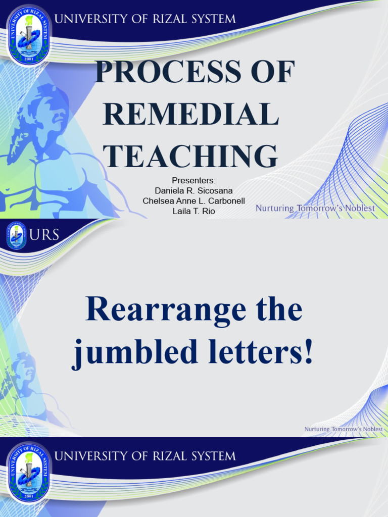 Process of Remedial Teaching (Prelim) - REVISED | PDF | Curriculum ...