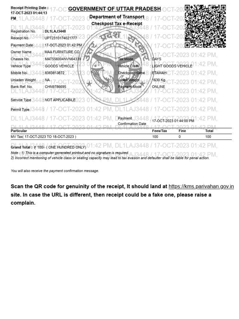 department-of-transport-checkpost-tax-e-receipt-pdf-service