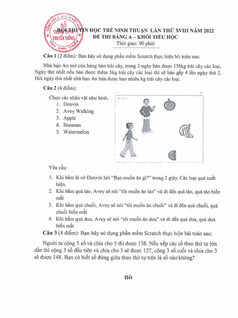 Tin Hoc Tre Ninh Thuan 3 Cap | PDF