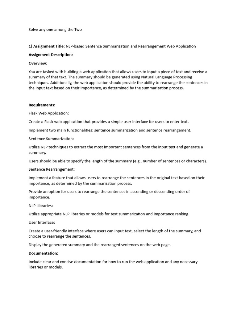 ML NLP Assignment | PDF | Machine Learning | Statistical Classification