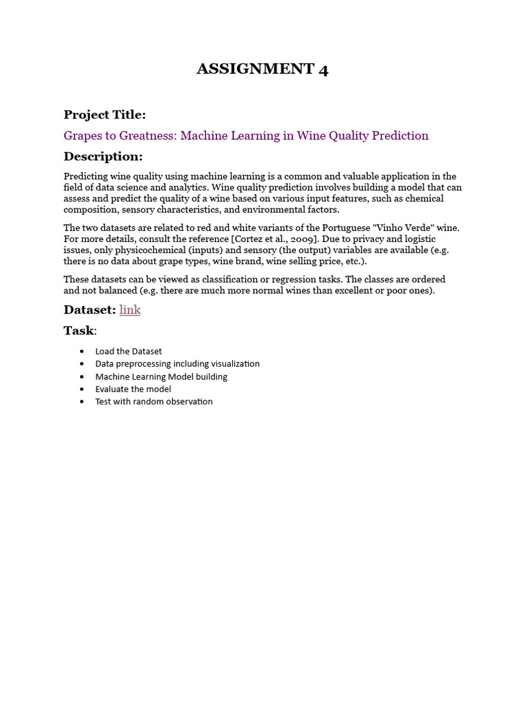 Vit Assignment 4 | PDF