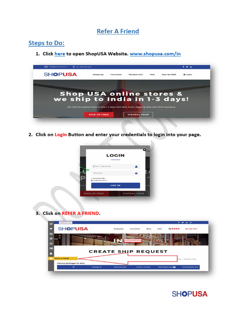 How To Refer A Friend | PDF