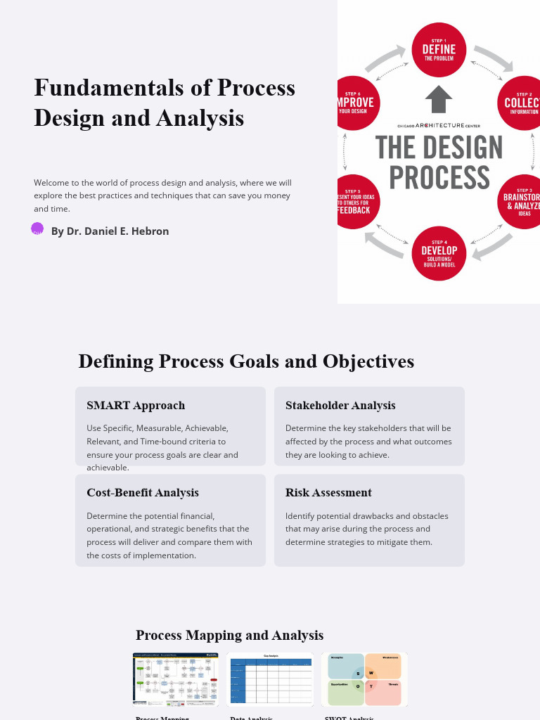 Process Design and Analysis Essentials | PDF | Performance Indicator ...