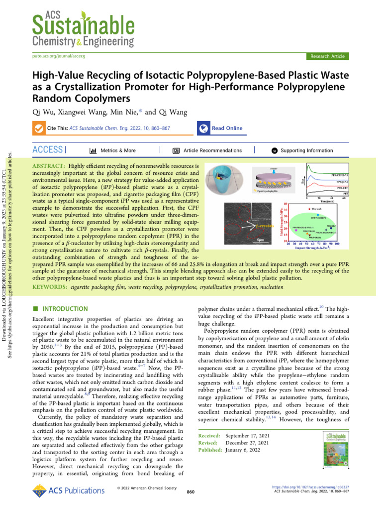 1 Adding Template For Faster Nucleation | PDF | Plastic | Polymers