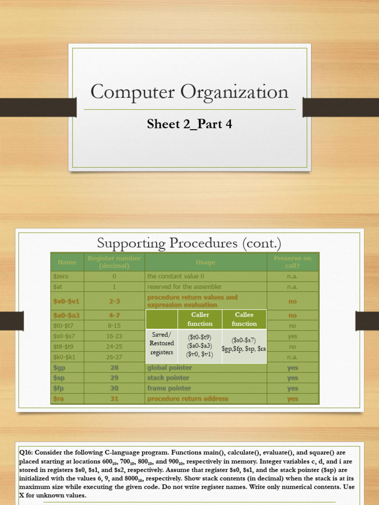 2-Sheet 2 Part4-Student | PDF | Computer Architecture | Computer Engineering