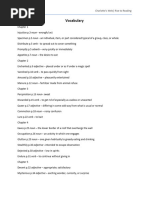 Vocabulary For Matilda | PDF | Adjective | Rules