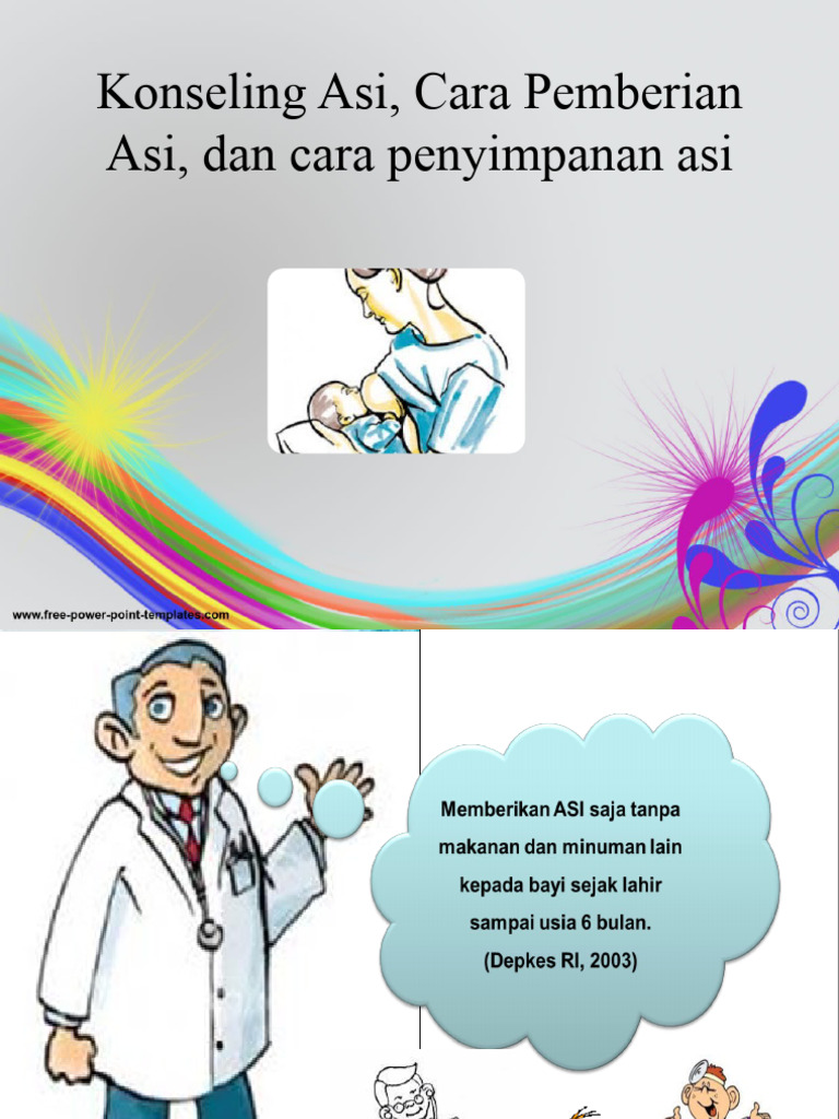 Konseling Asi, Cara Pemberian Asi, Dan Cara Penyimpanan Asi | PDF