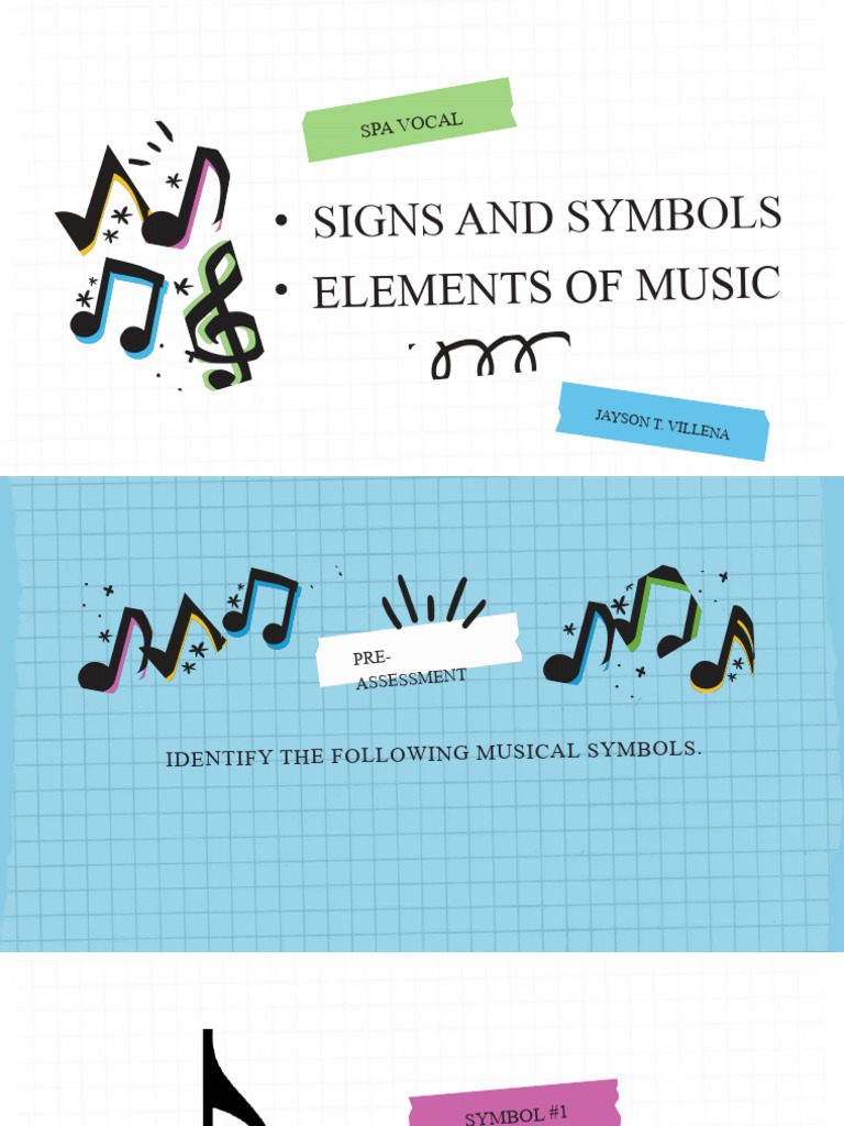 Elements and Music Signs and Symbols | PDF | Tempo | Choir