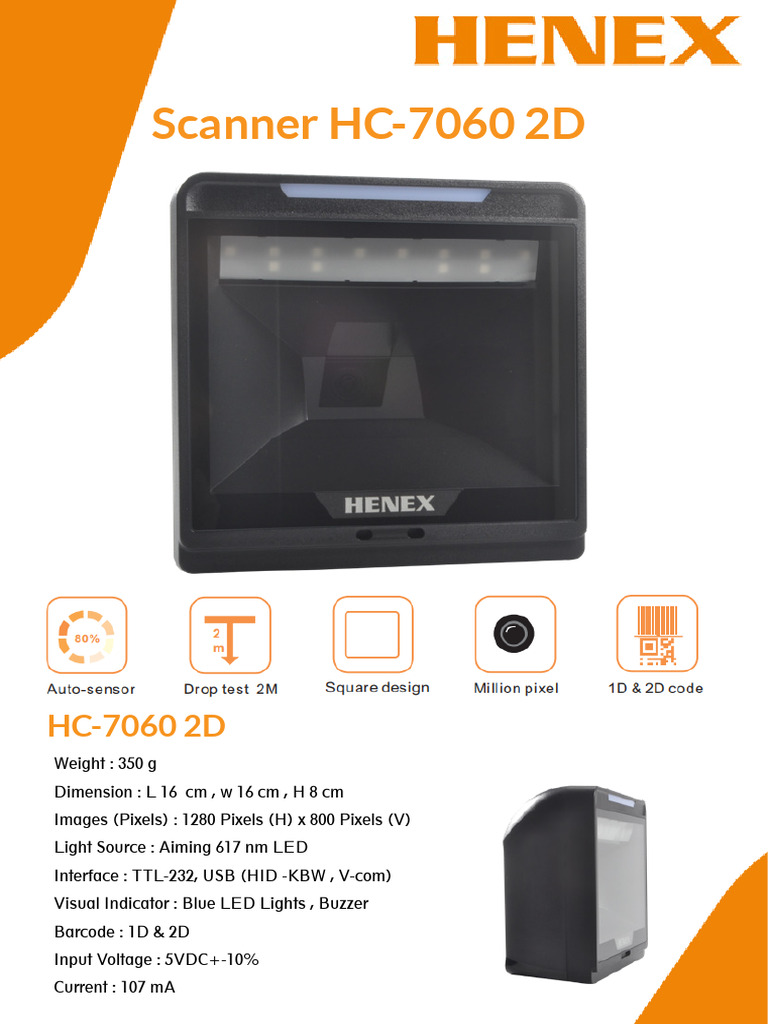 Brochure Scanner HC-7060 2D | PDF