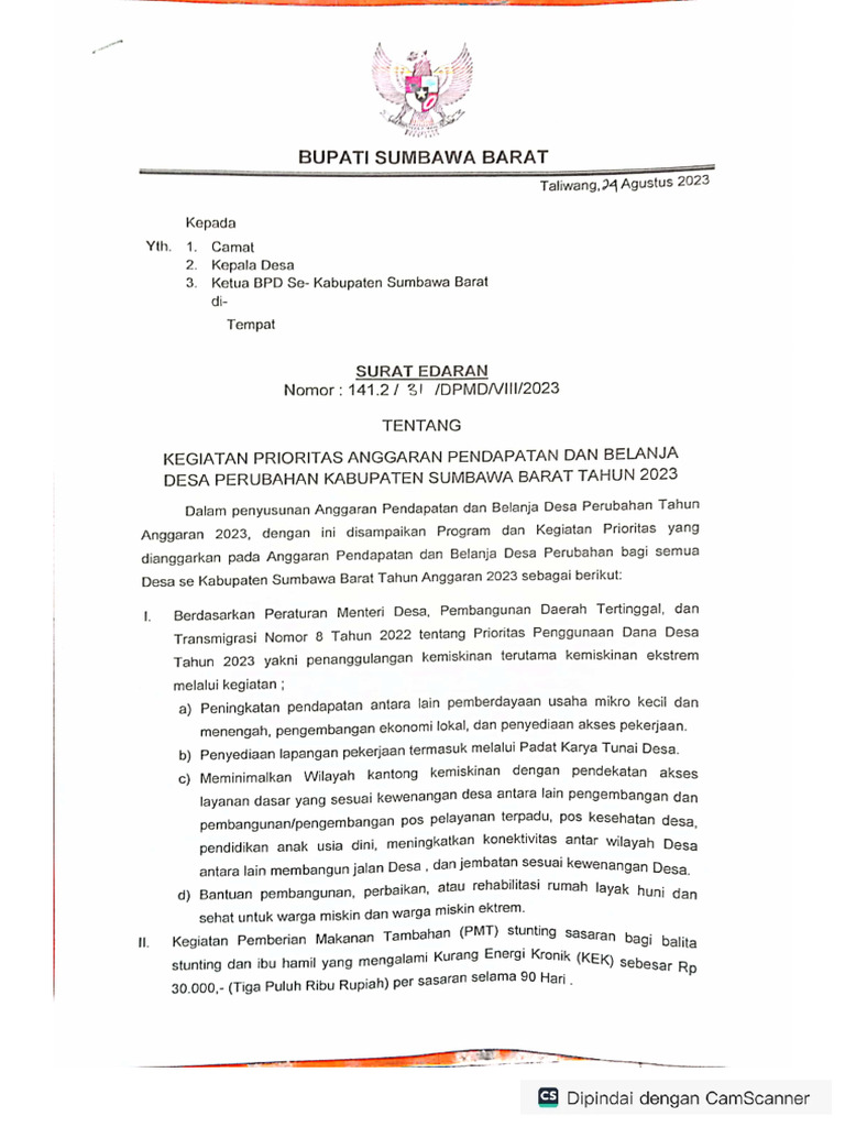 Surat Edaran | PDF