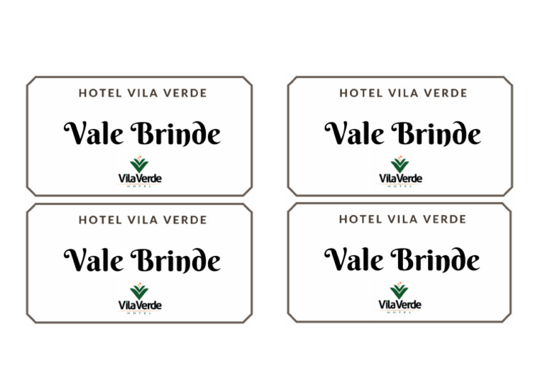 Vale Brinde Recreacao | PDF