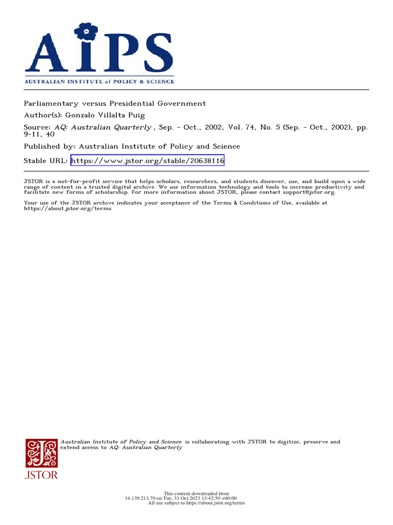 Presidential and Parliamentary Elections | PDF | Legislature ...