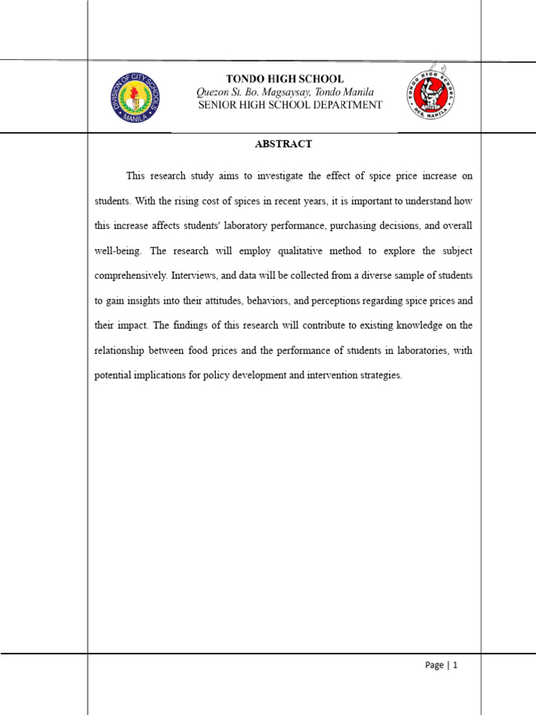 Prac - Res. - Group 1 | Download Free PDF | Inflation | Sampling (Statistics)