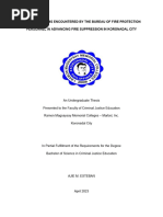 Research On BFP | PDF | Fire Safety | Firefighter