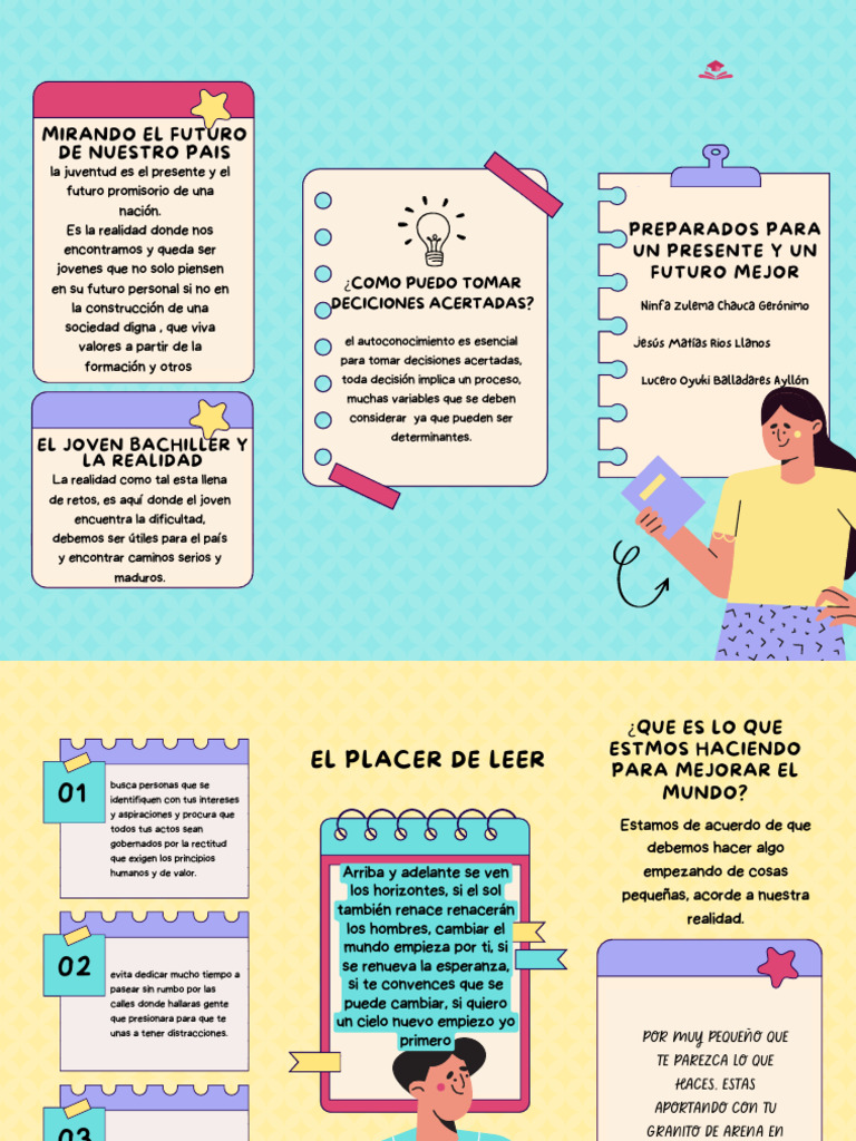 Folleto Tríptico Flyer Campaña Información Sobre Lectura Infantil ...