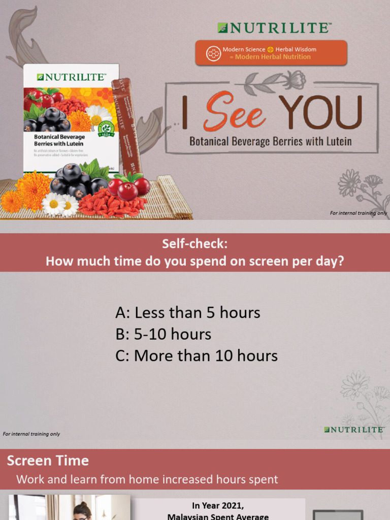 NUTRILITE BerrieswithLutein En | PDF | Eye | Retina