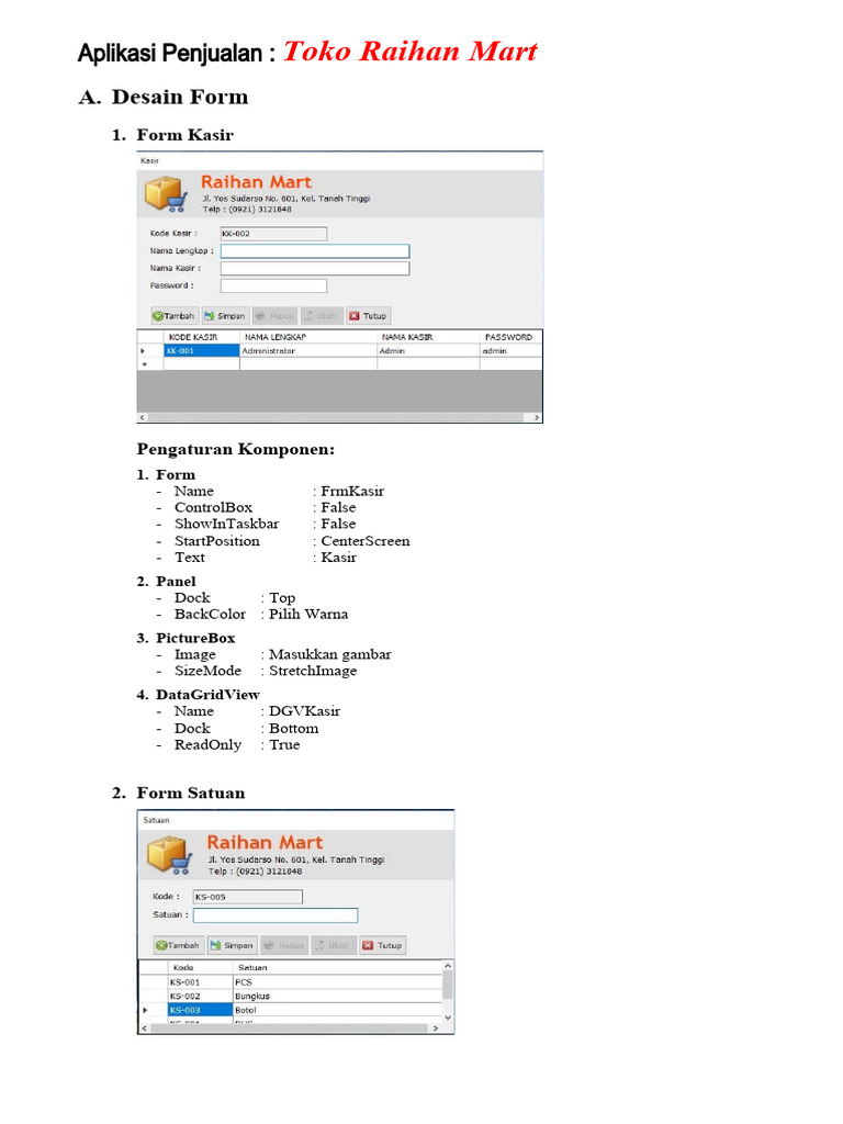 Latihan Visual Basic (Aplikasi Penjualan) | PDF