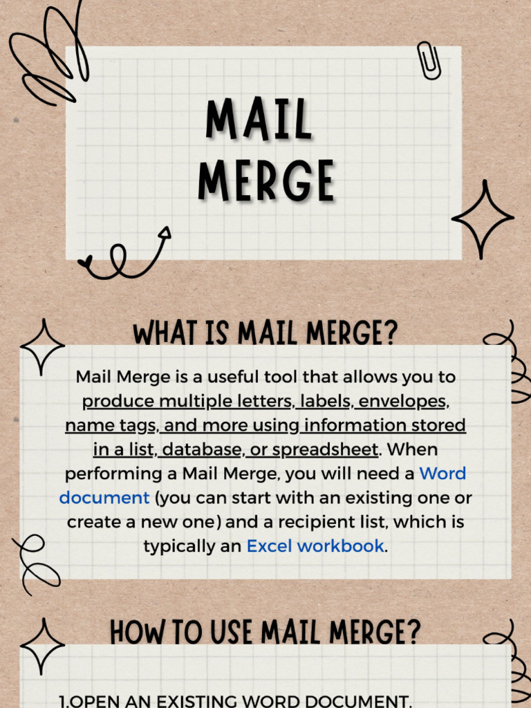 Mail Merge | PDF