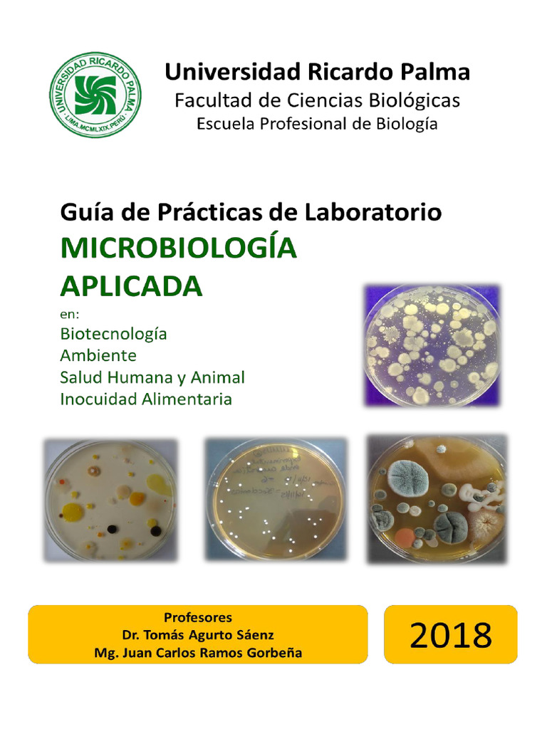 4 Guia de Practica Microbiologia Aplicada 2018 | PDF | Laboratorios | Esterilización (Microbiología)