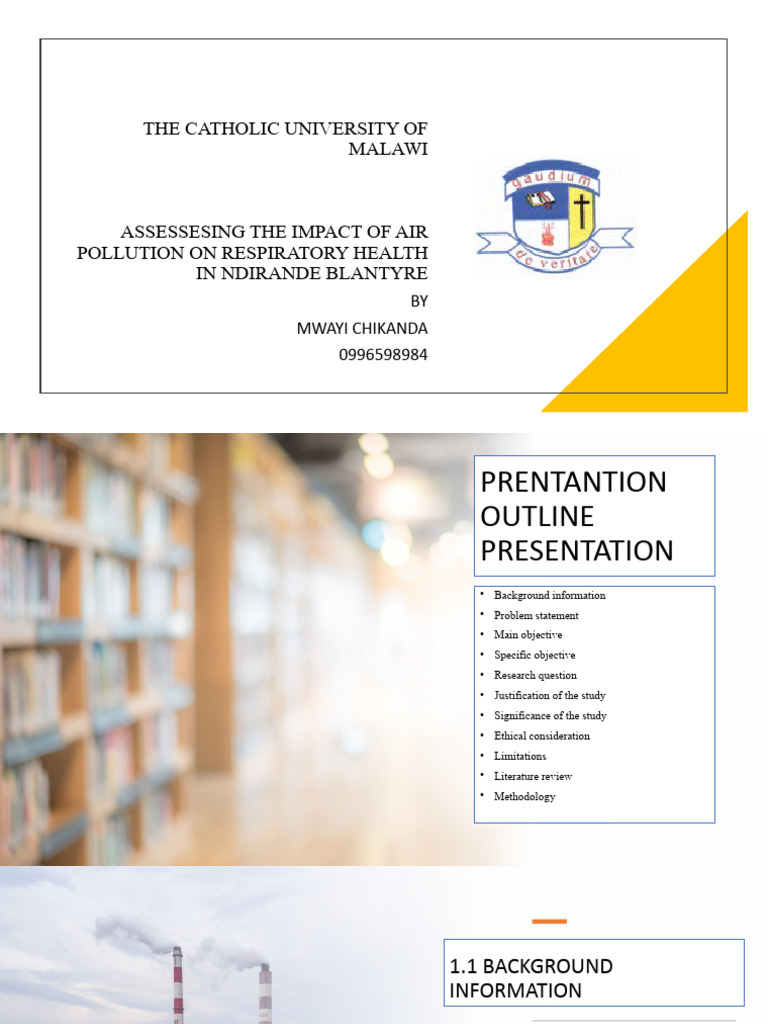 Air Pollution's Impact on Ndirande Health | PDF | Air Pollution