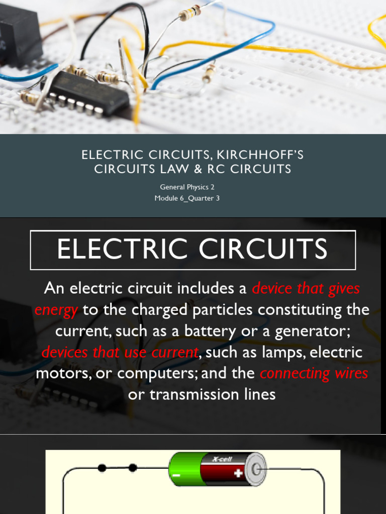 Electric Circuits Kirchhoffs Pdf Electrical Network Voltage 
