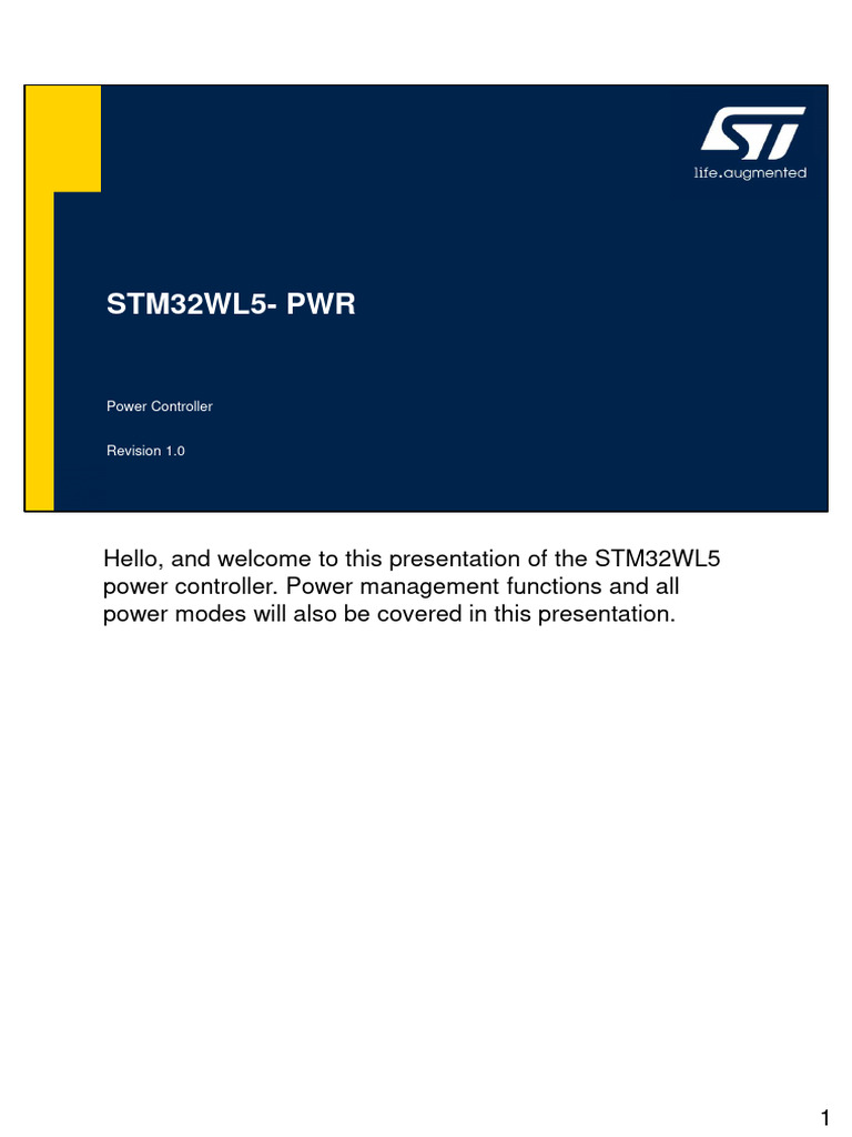 En Stm32wl System Power Control Pwr Pdf Power Supply Analog To Digital Converter