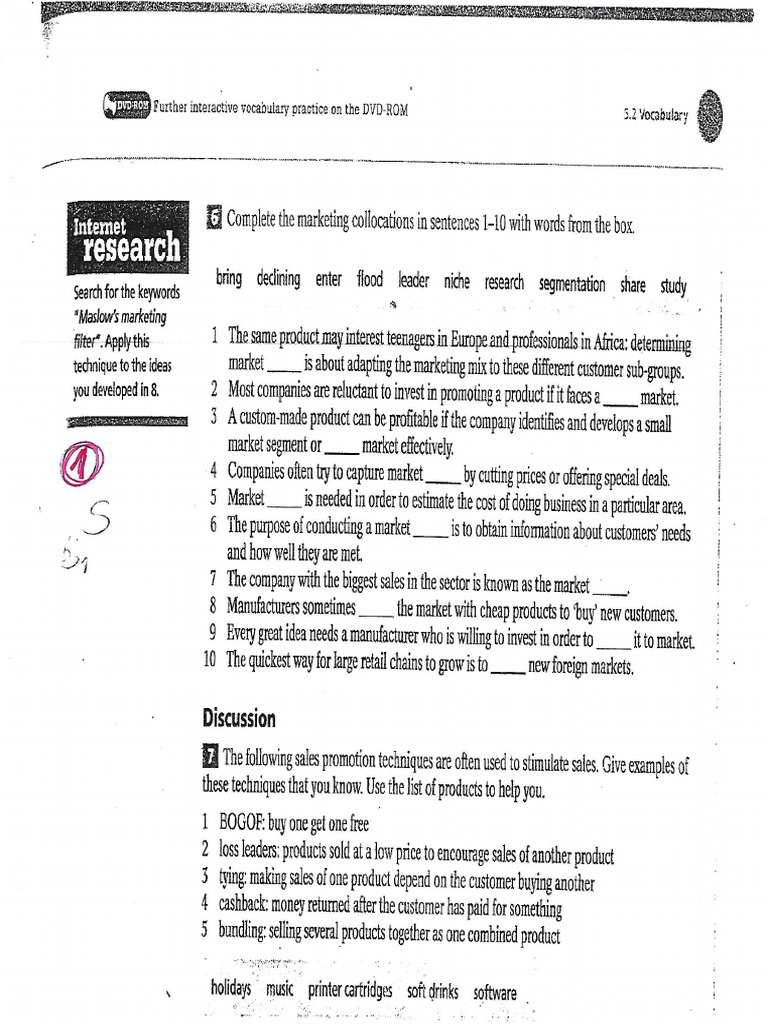 Marketing Vocabulary | PDF