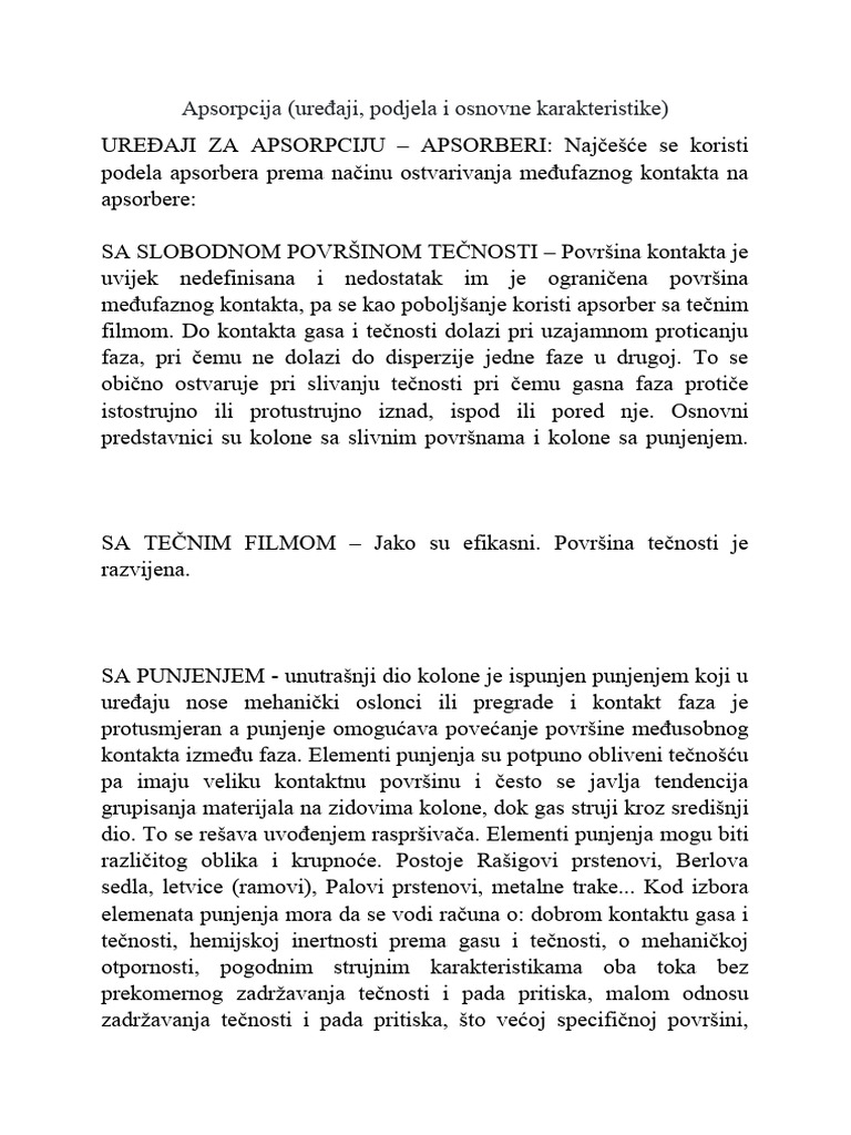 Apsorpcija Aparati | PDF