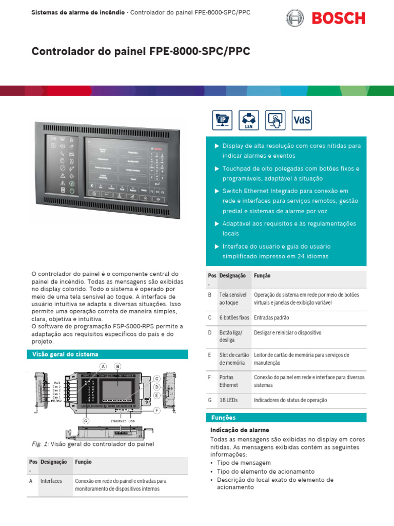 FPE 8000 SPC PPC Data Sheet PTBR 79309645835 | PDF | Rede de ...
