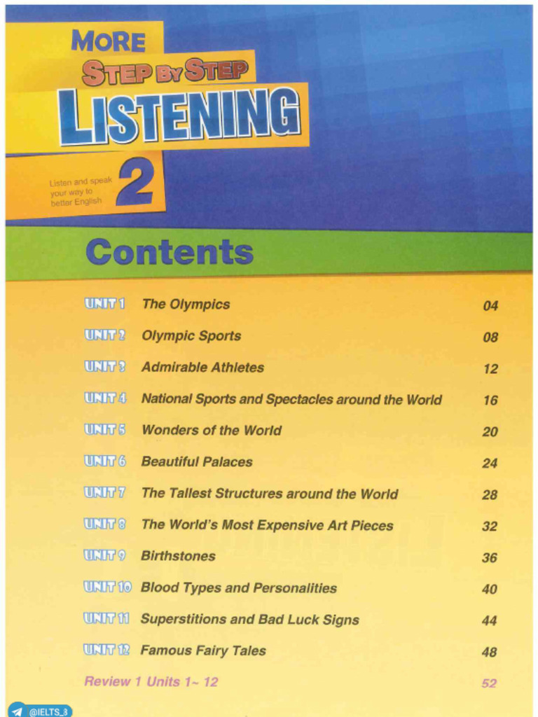 More Step by Step Listening 2 Student's Book | PDF