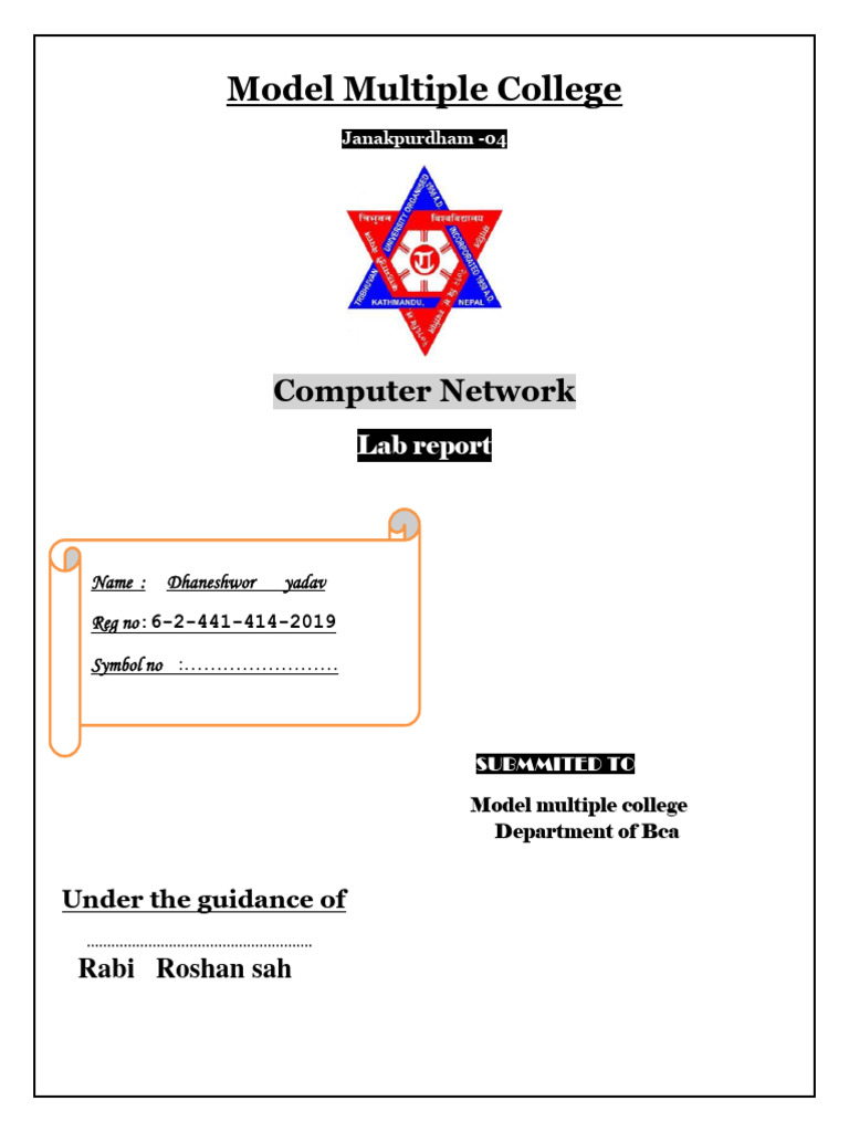 Networking Lab Report Prithivi | PDF | Computer Network | Router (Computing)