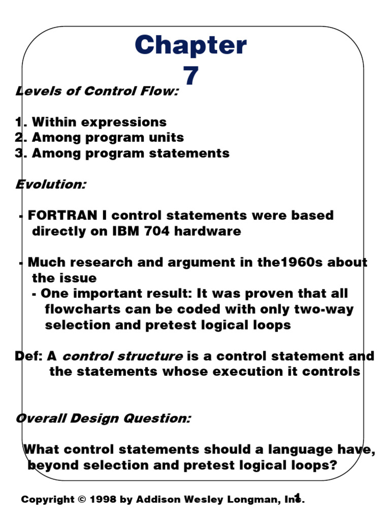 Levels of Control Flow | PDF | Control Flow | Parameter (Computer Programming)