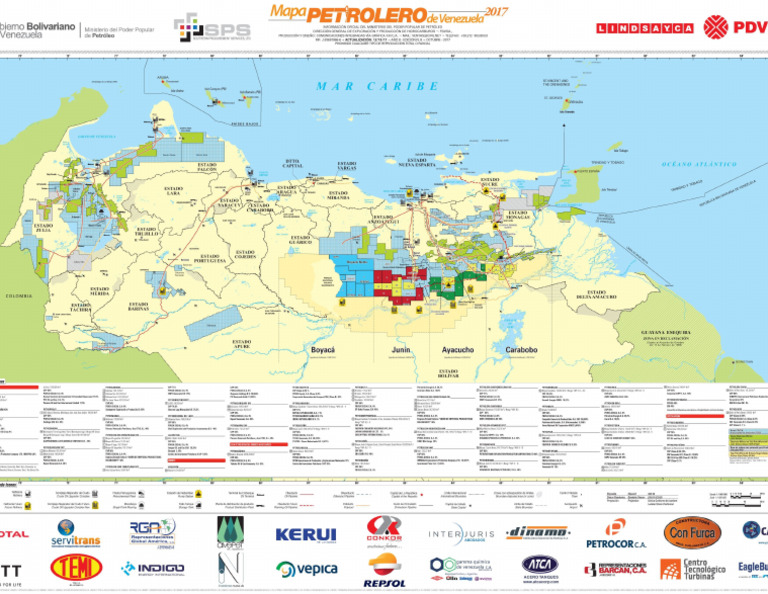 2017 Petroguía Mapa-Petrolero Venezuela | PDF