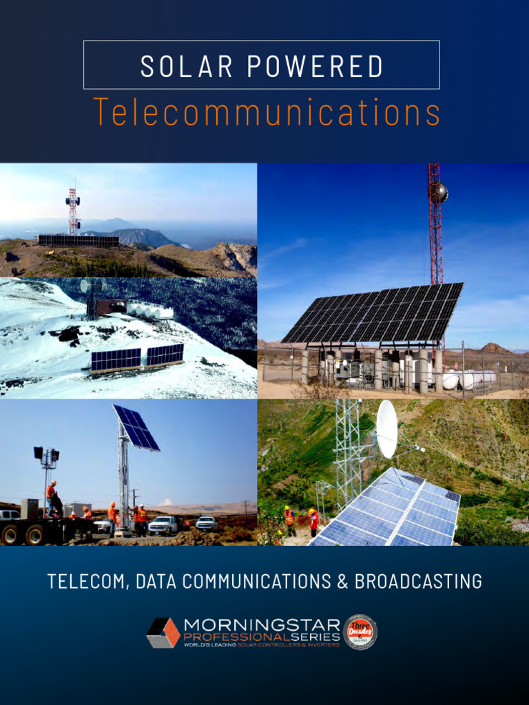 Solar Powered Telecommunications Guide 1 | PDF | Solar Power ...