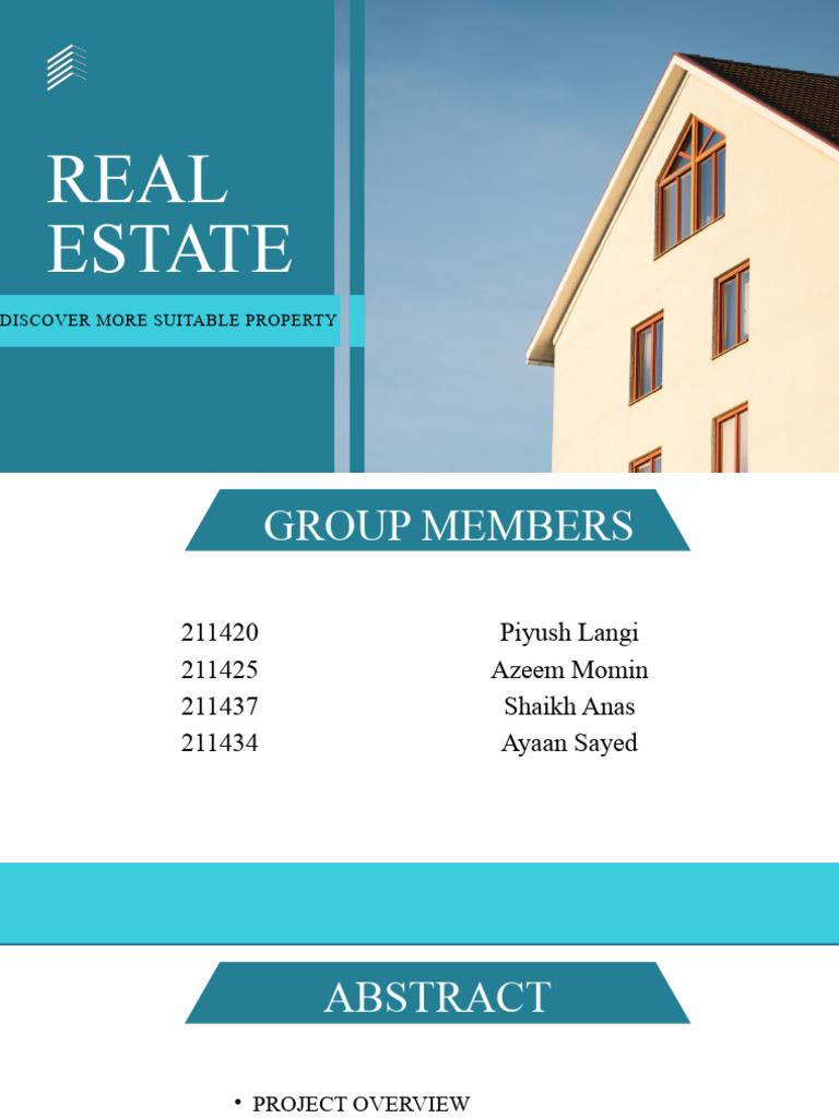 Real Estate | PDF | User (Computing) | Usability