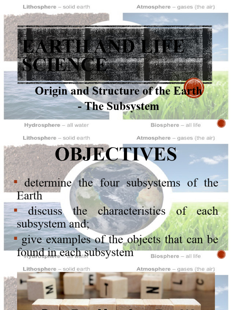Lesson 02: Earths Subsystem. | PDF | Earth | Atmosphere Lesson 02: Earths Subsystem. | PDF | Earth | Atmosphere