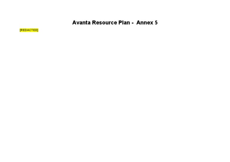 CPA5 Avanta Annex 5 | PDF