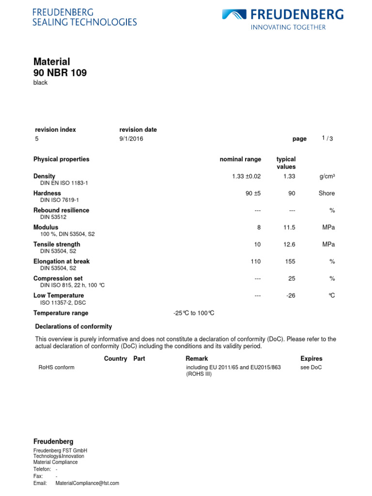 90 NBR 109-En - 1 | PDF | Hardness | Materials Science