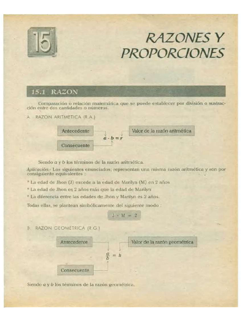 Razones y Proporciones by Racso | PDF