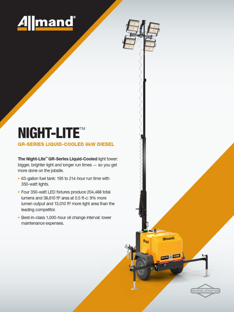 Allmand LED 6 KW | PDF | Vehicles | Motor Vehicle